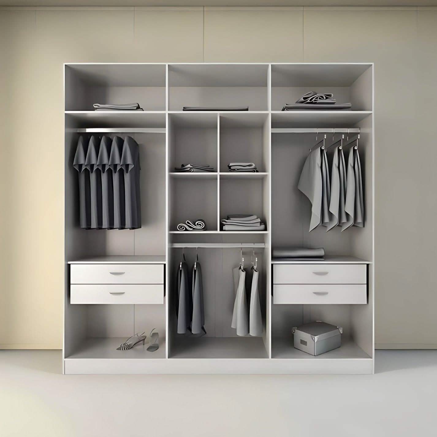 دريسينج لون أبيض 200*50*220 سم - TOD2 – Homix